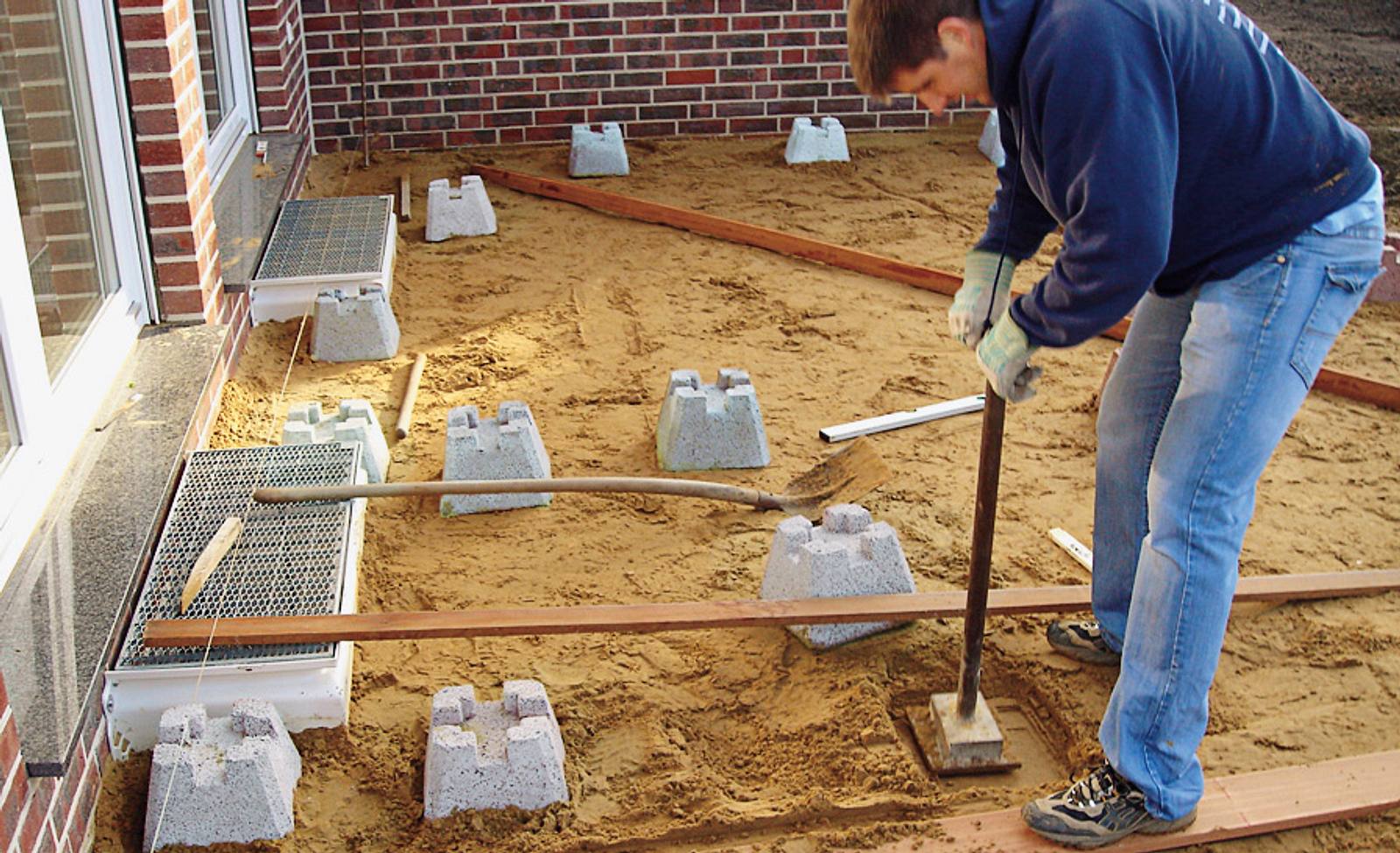 Fundamentsteine Terrasse | selbst.de