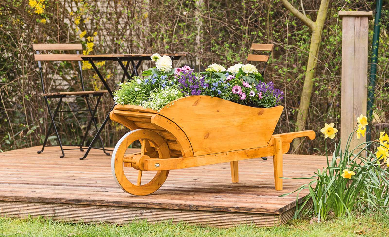 Schubkarre Aus Holz