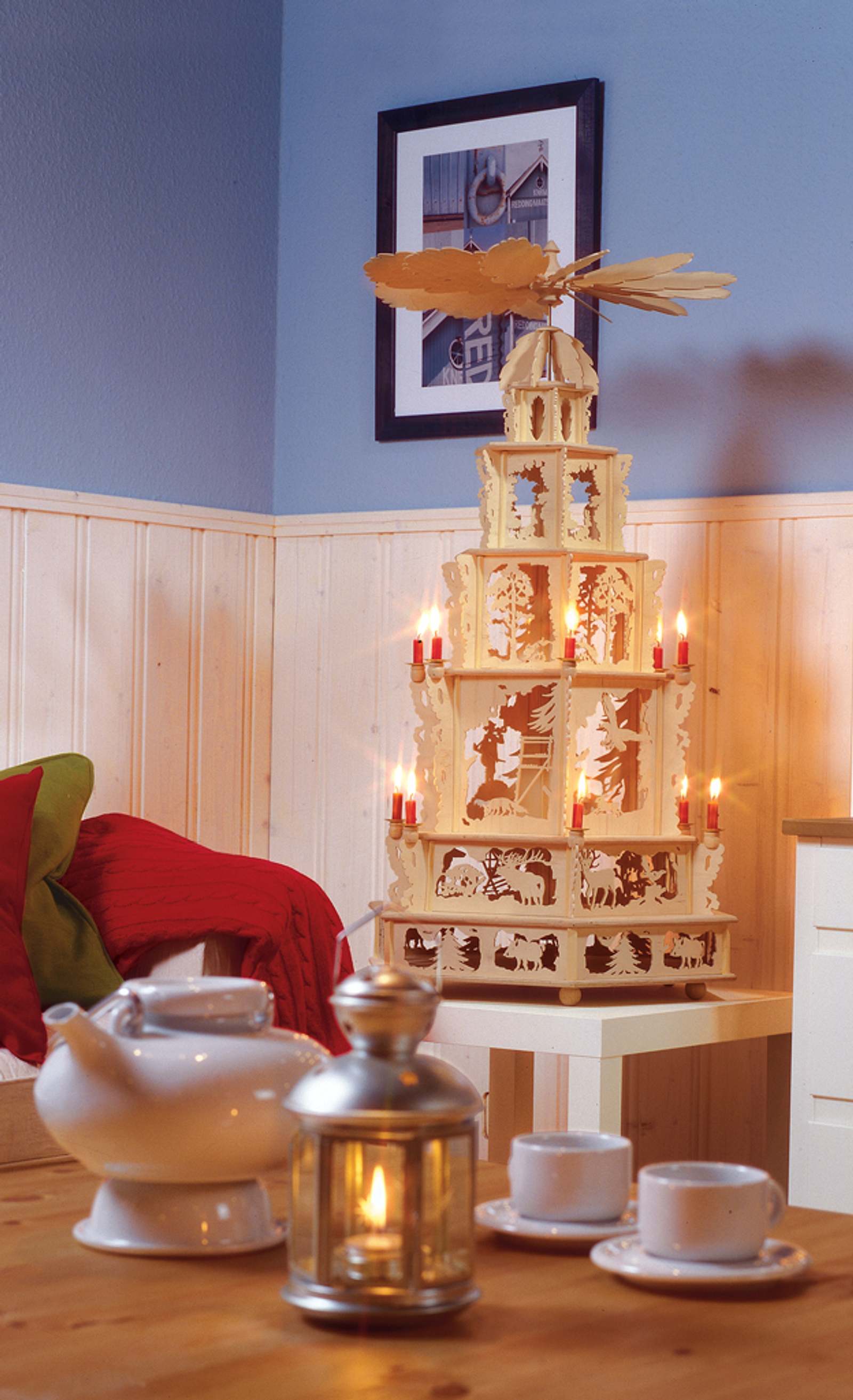 Bauplan Weihnachtspyramide | selbst.de